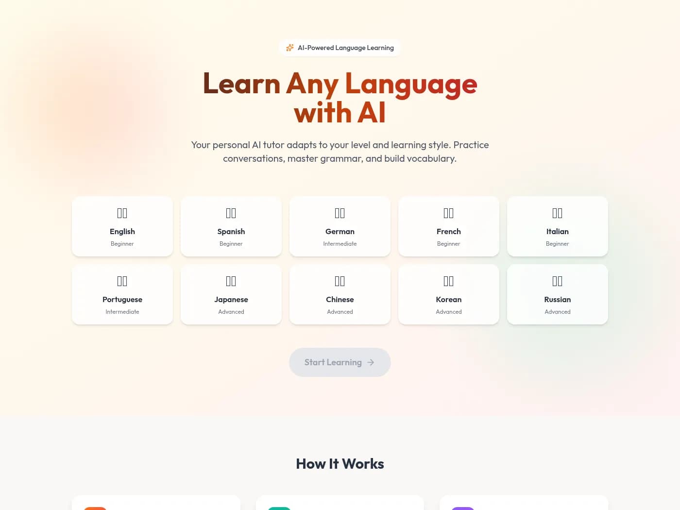 Polyglot AI Tutor