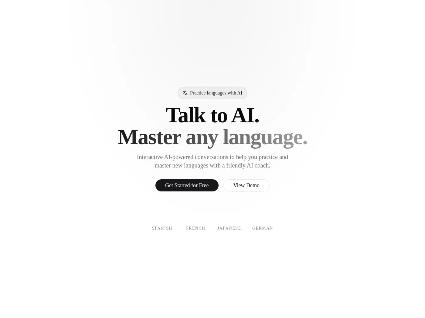 Talk2AI Language Tutor