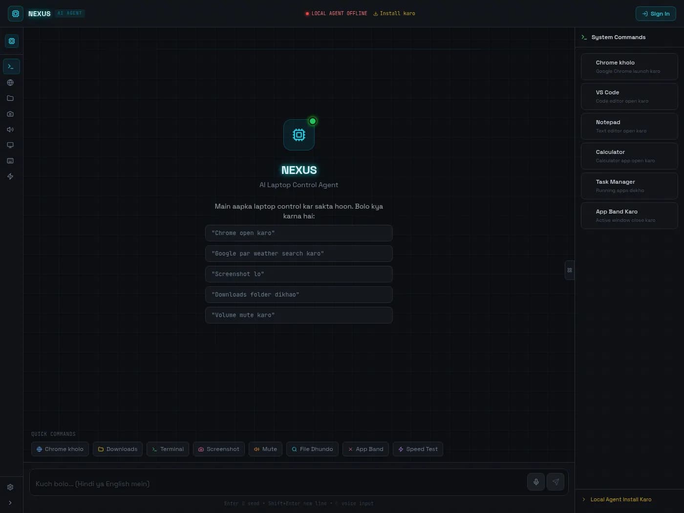 Laptop Control AI Agent