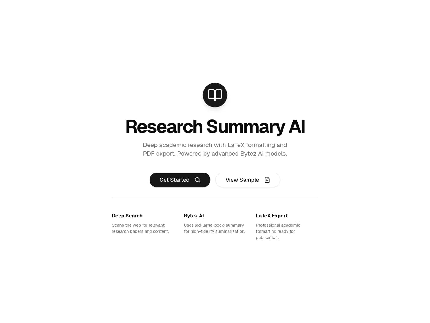Summarize & Export AI Research