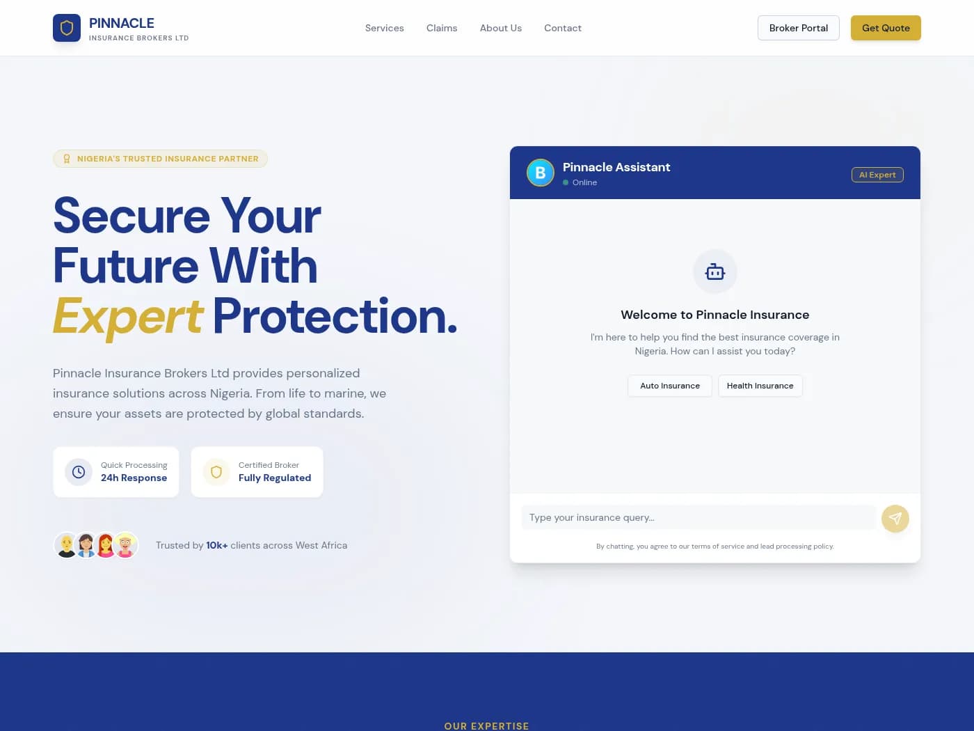 Pinnacle AI Lead Chat