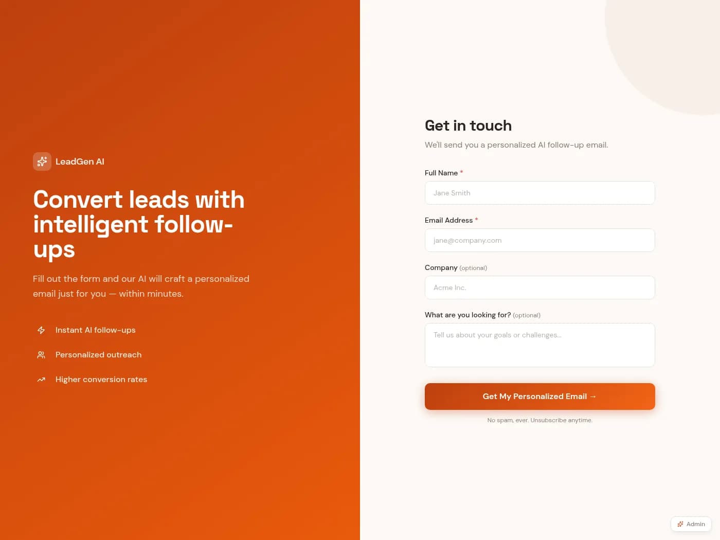 LeadGen AI Follow-Up