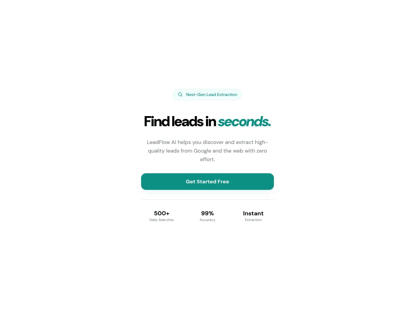 Lead Scraper AI Tool