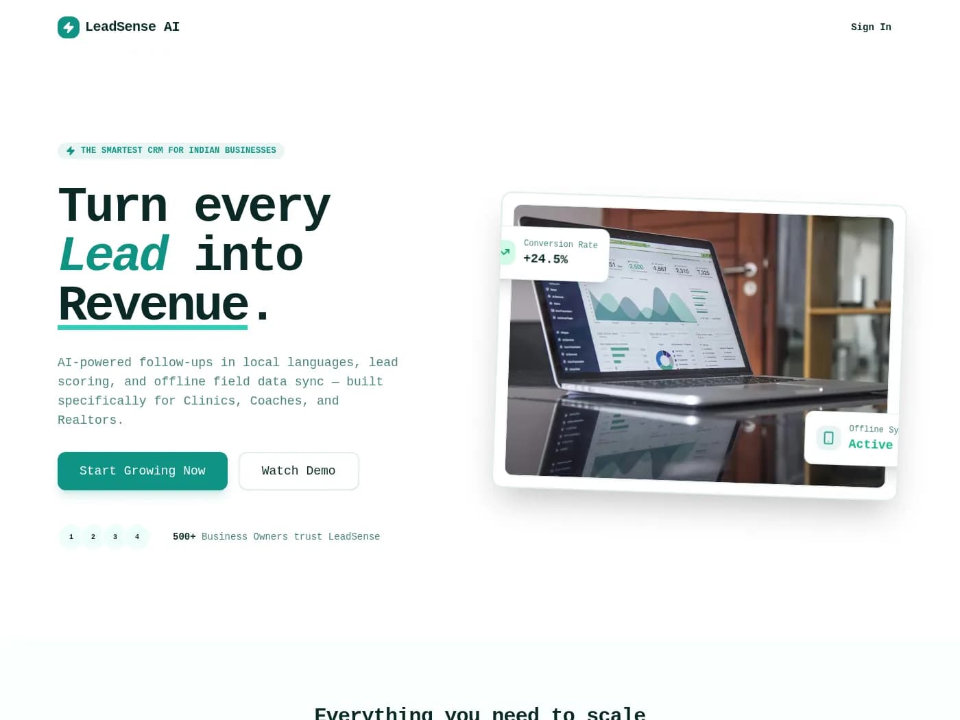AI LeadSense CRM