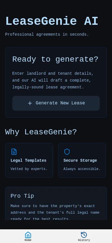 LeaseGenie AI