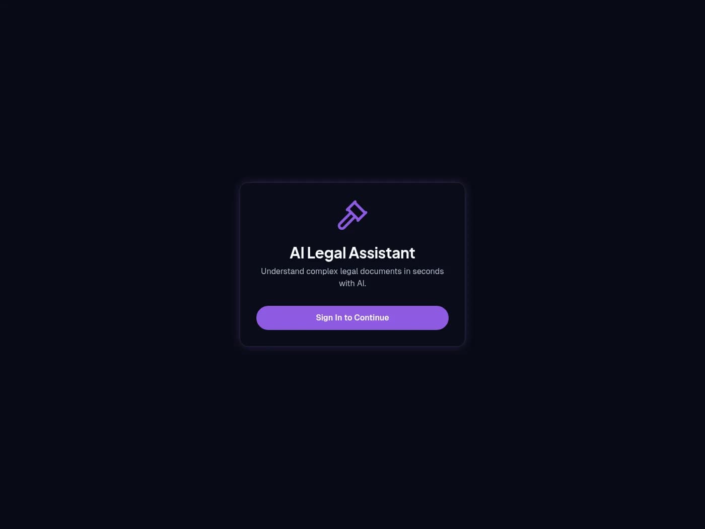 AI Legal Assistant