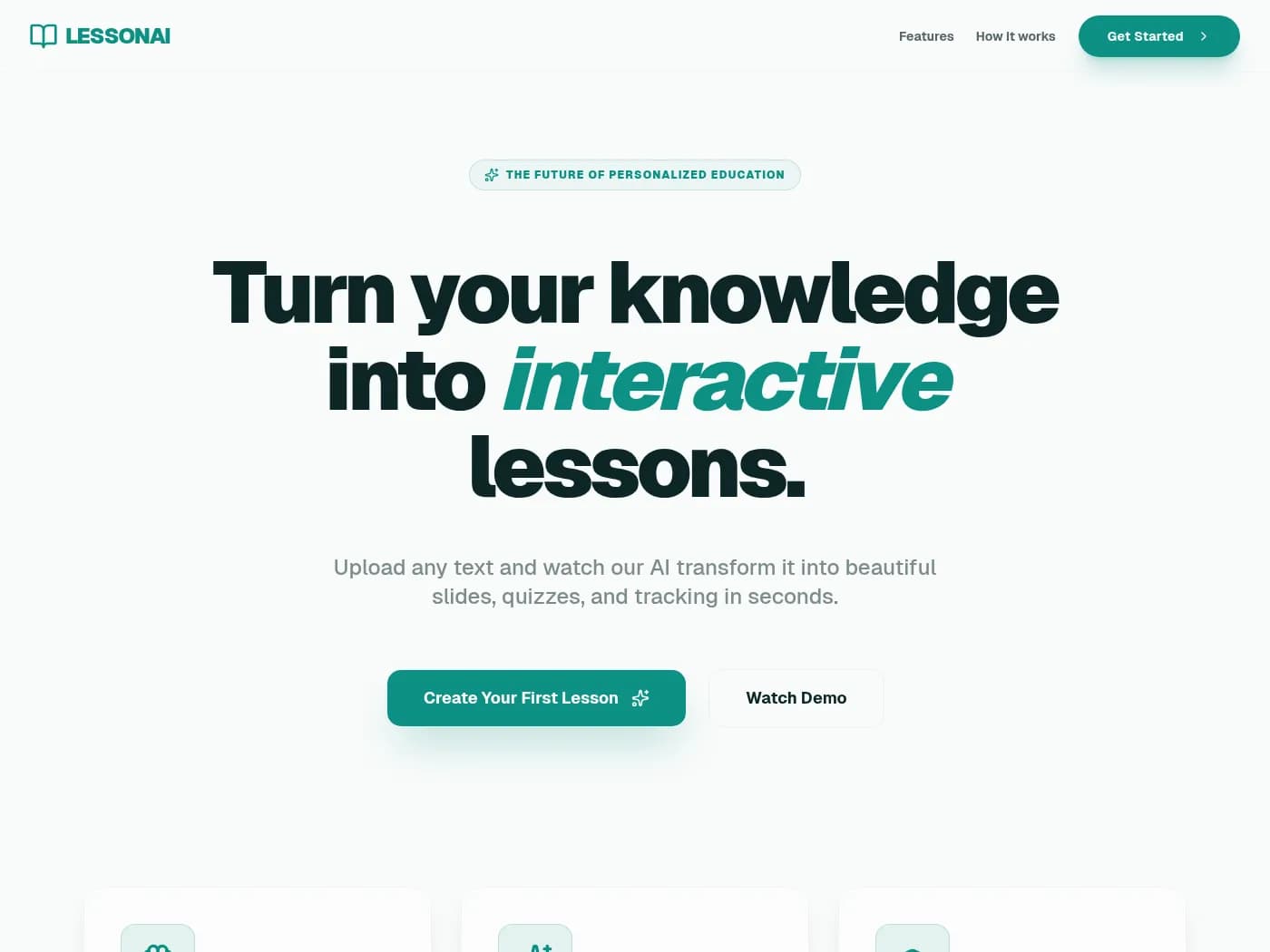 AI Lesson Builder