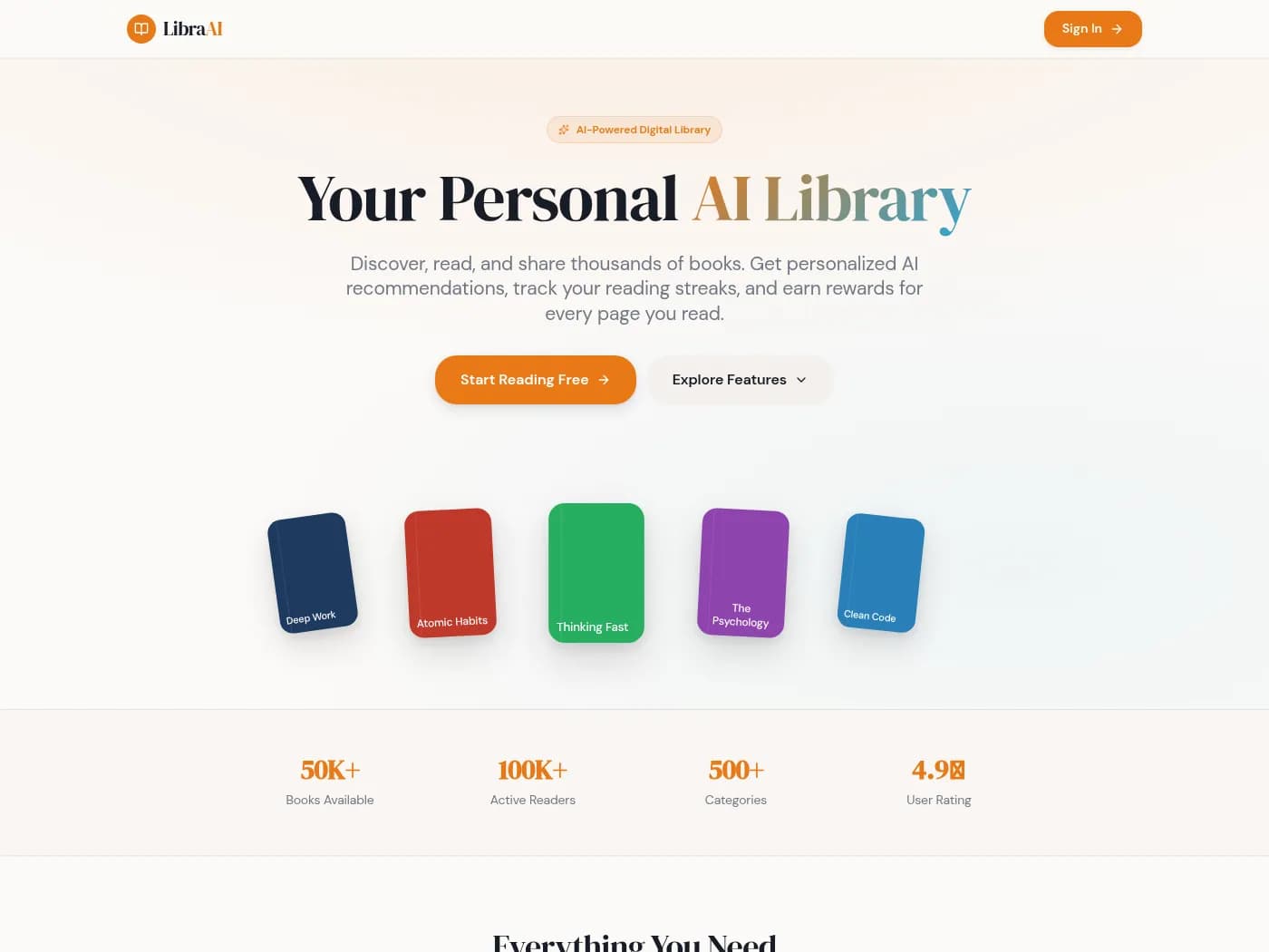 LibraAI Digital Library