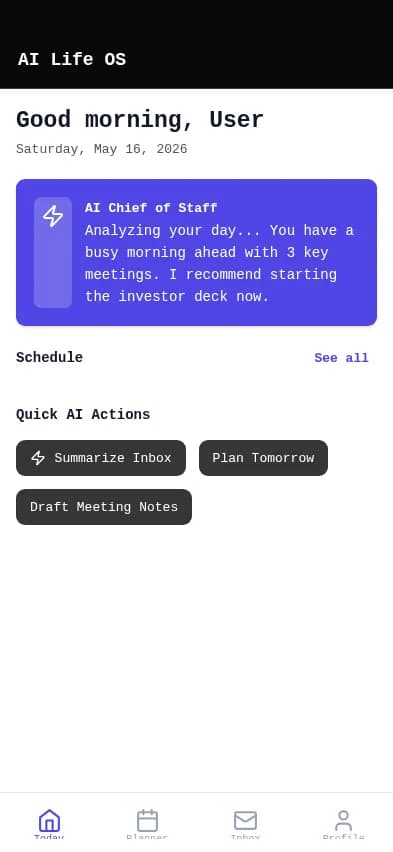 AI Life OS Mobile
