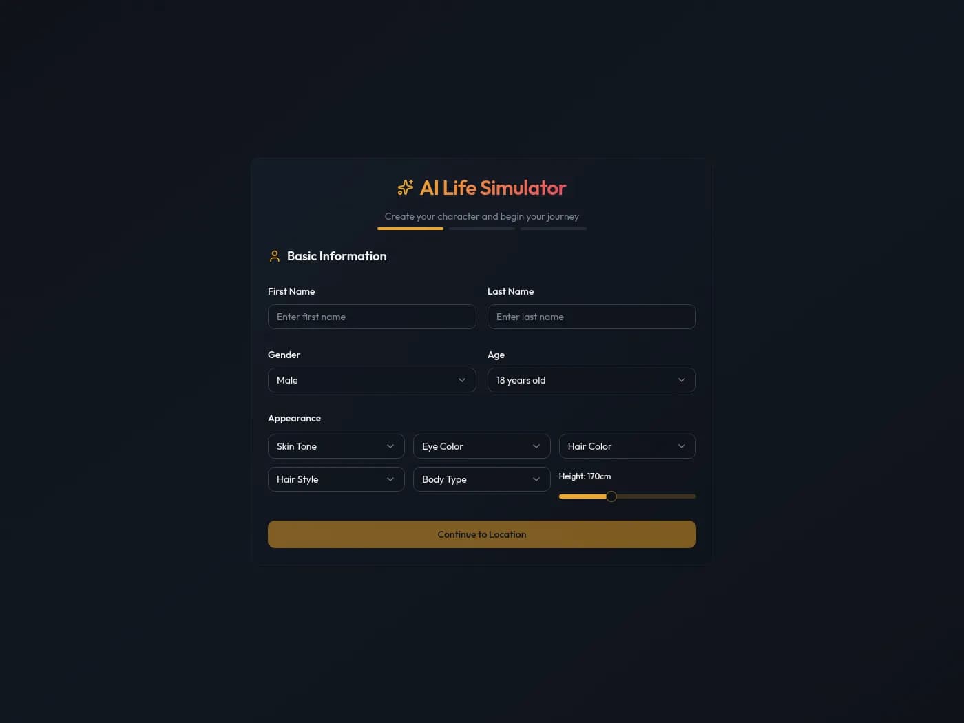 AI Life Simulator Web