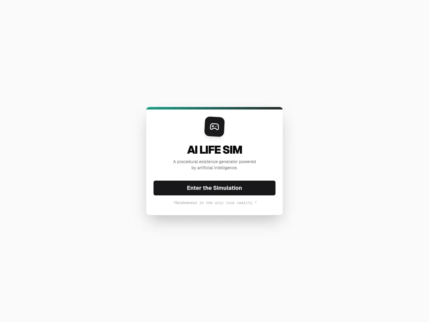 AI Life Simulator