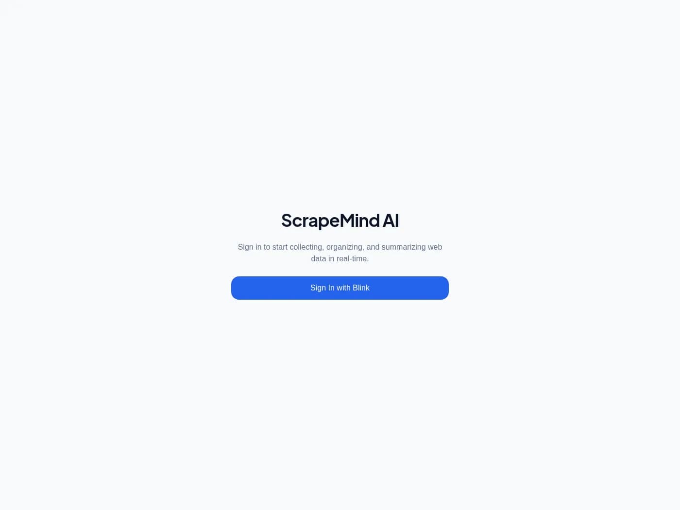 Live Web Scraper AI