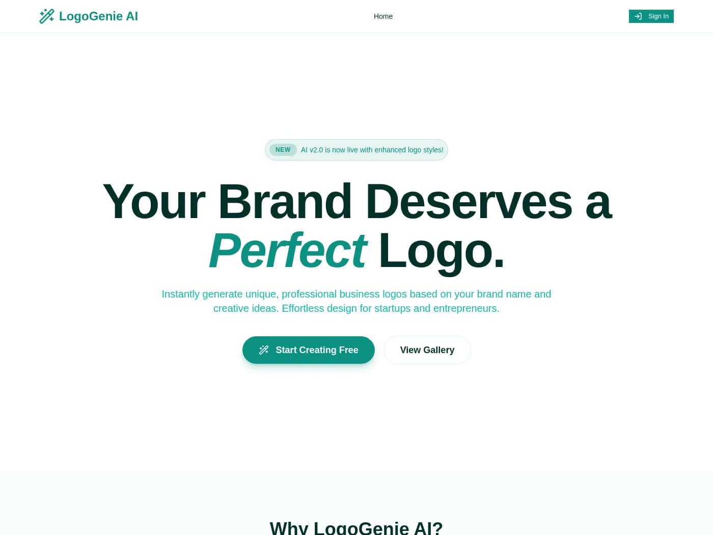 LogoGenie AI