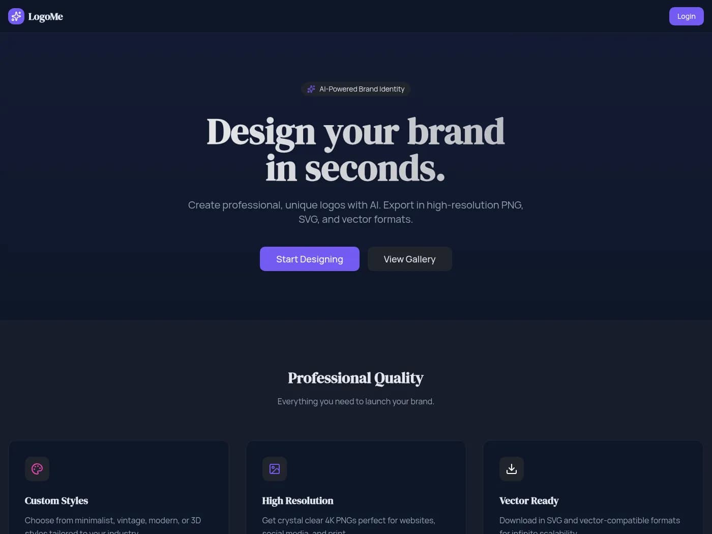 LogoMe AI Logo App
