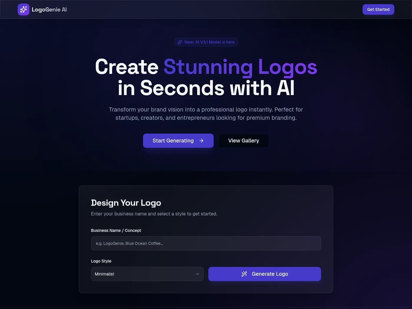 LogoGenie AI