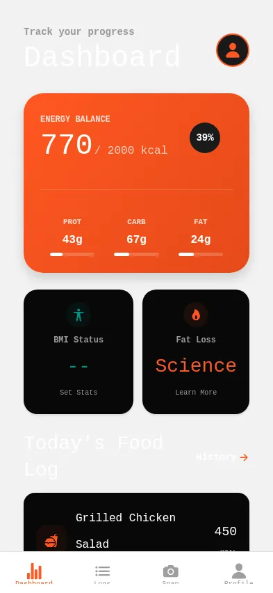 Instant Meal Macro Tracker