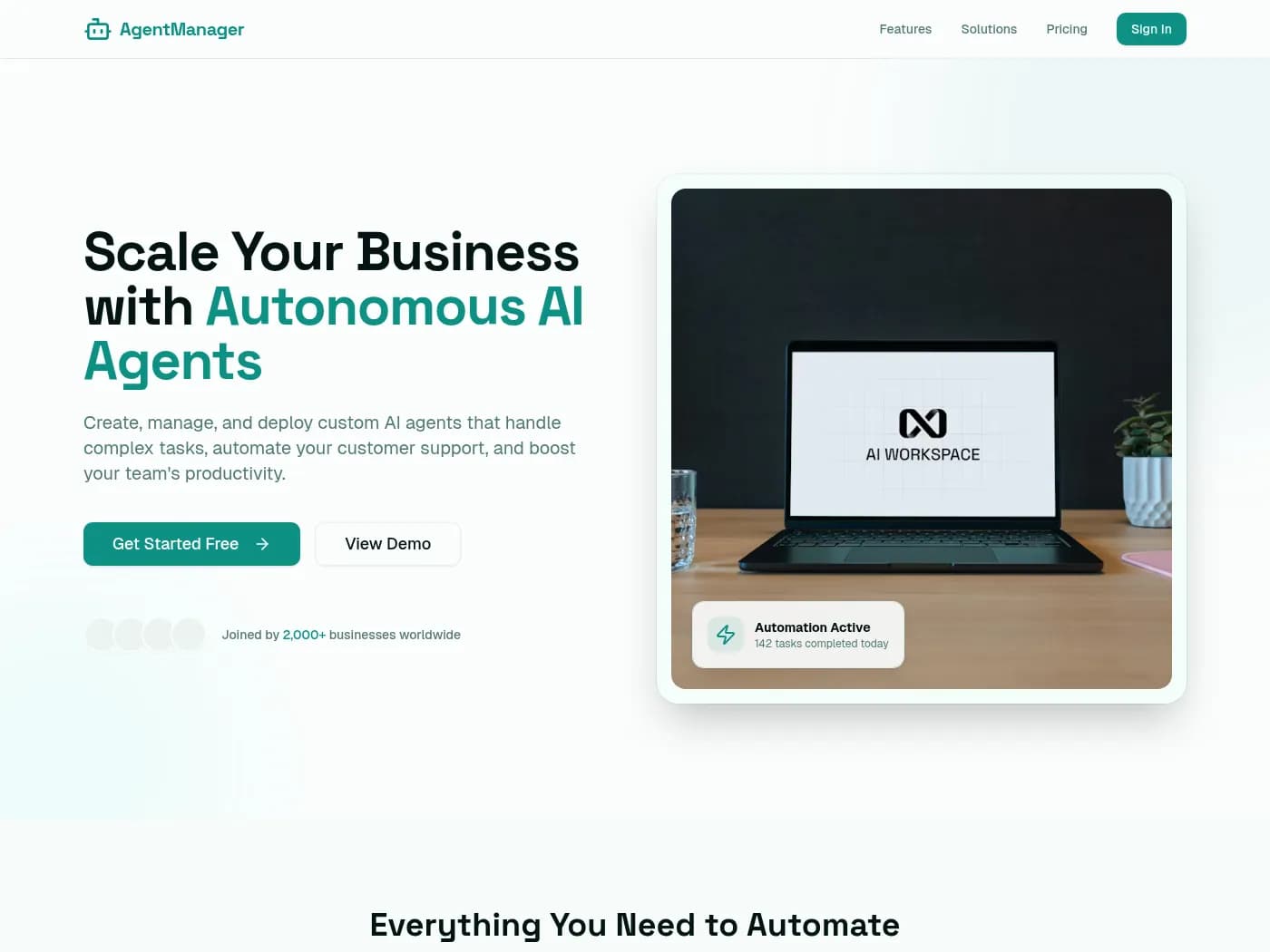 AI Manager SAAS