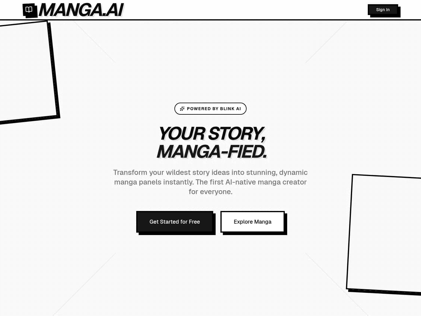 AI Manga Creator