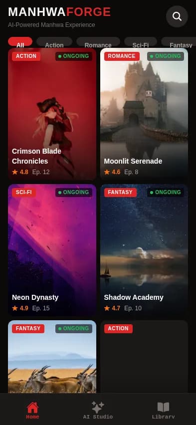 AI Manhwa Creator