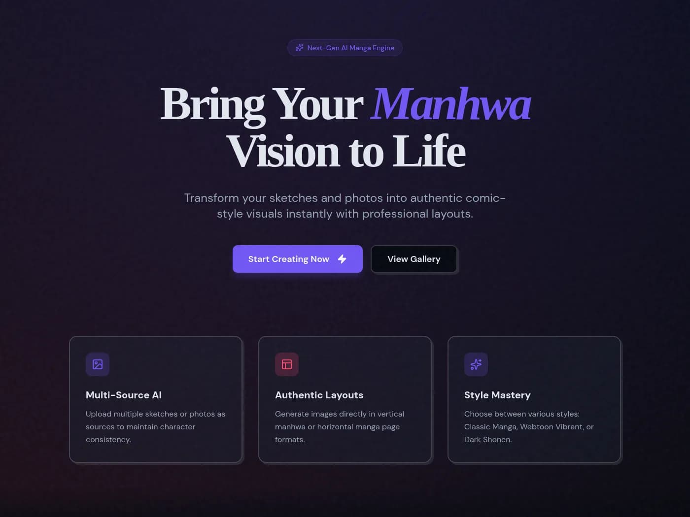 AI Manhwa Manga Maker