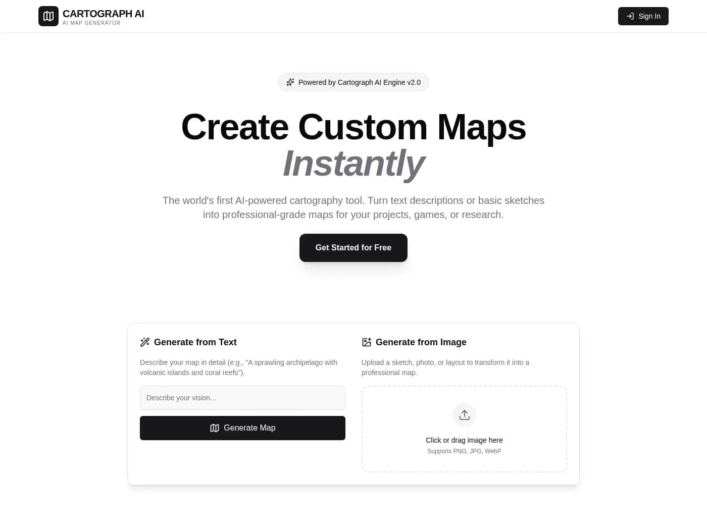 AI Map Generator