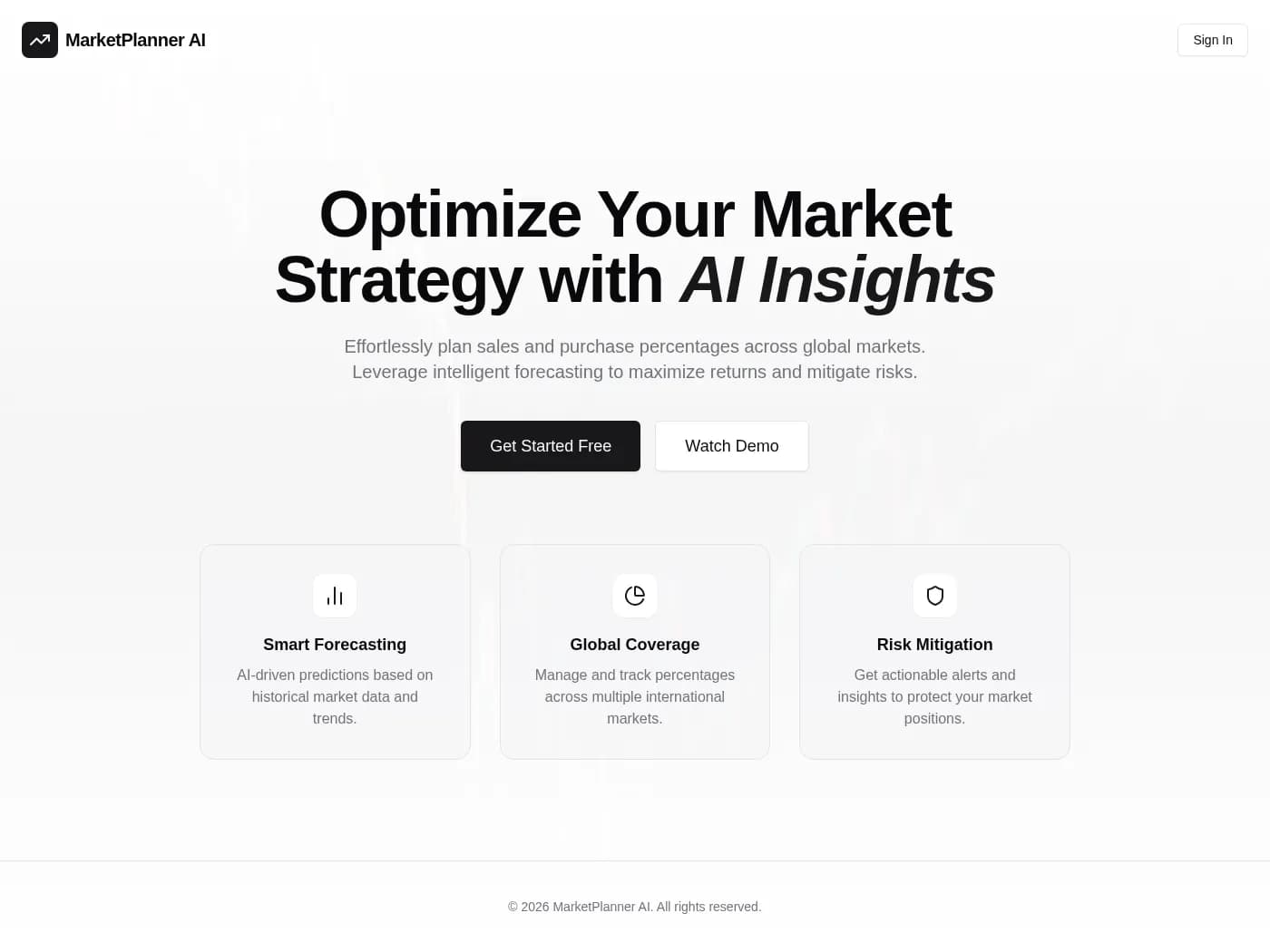 AI Market Planner