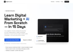 AI Marketing Course Landing
