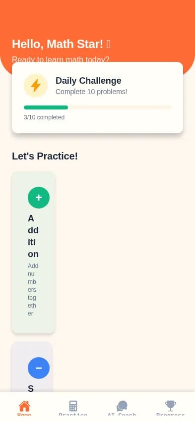 AI Math Coach Kids