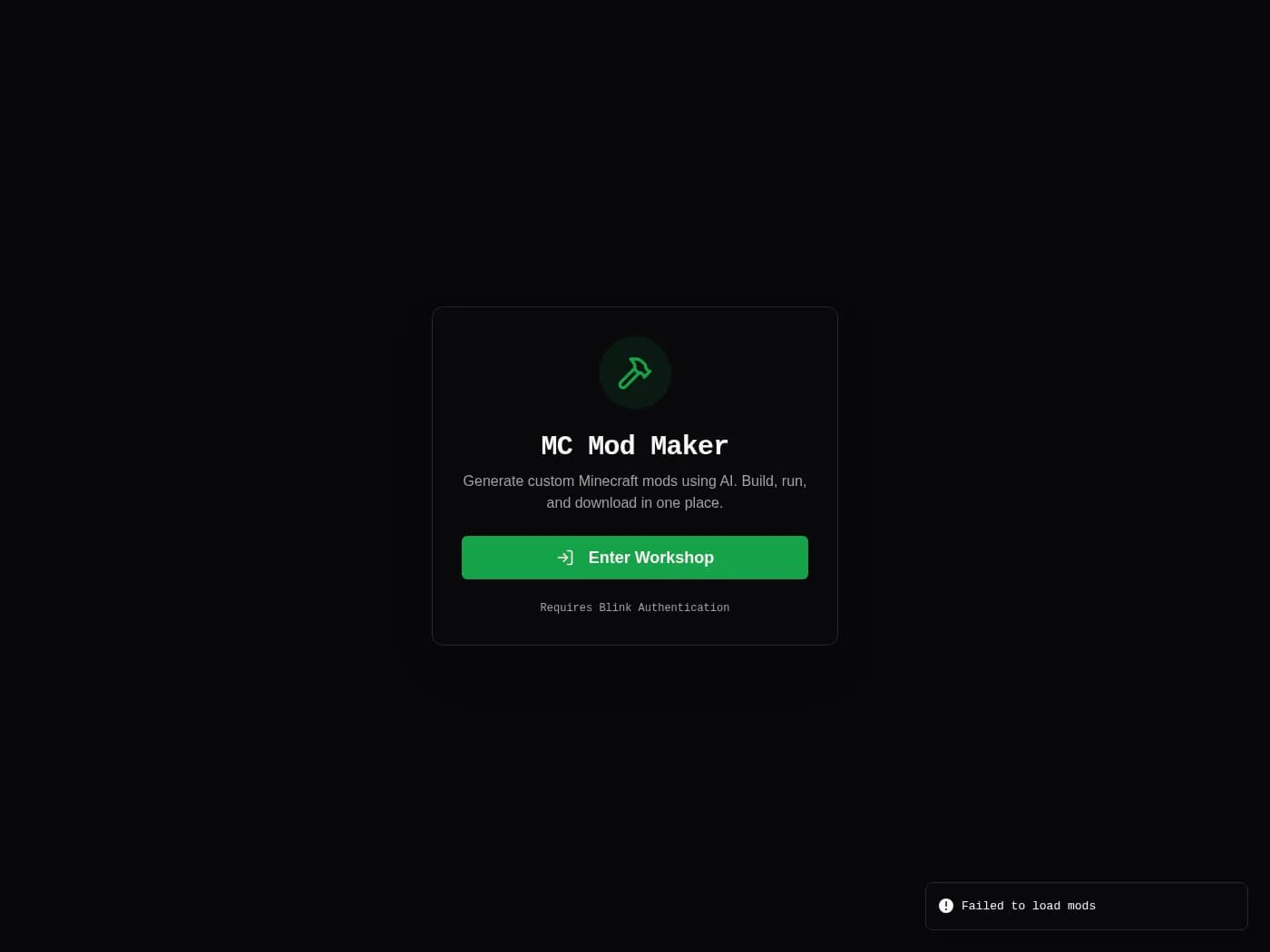AI Minecraft Mod Maker