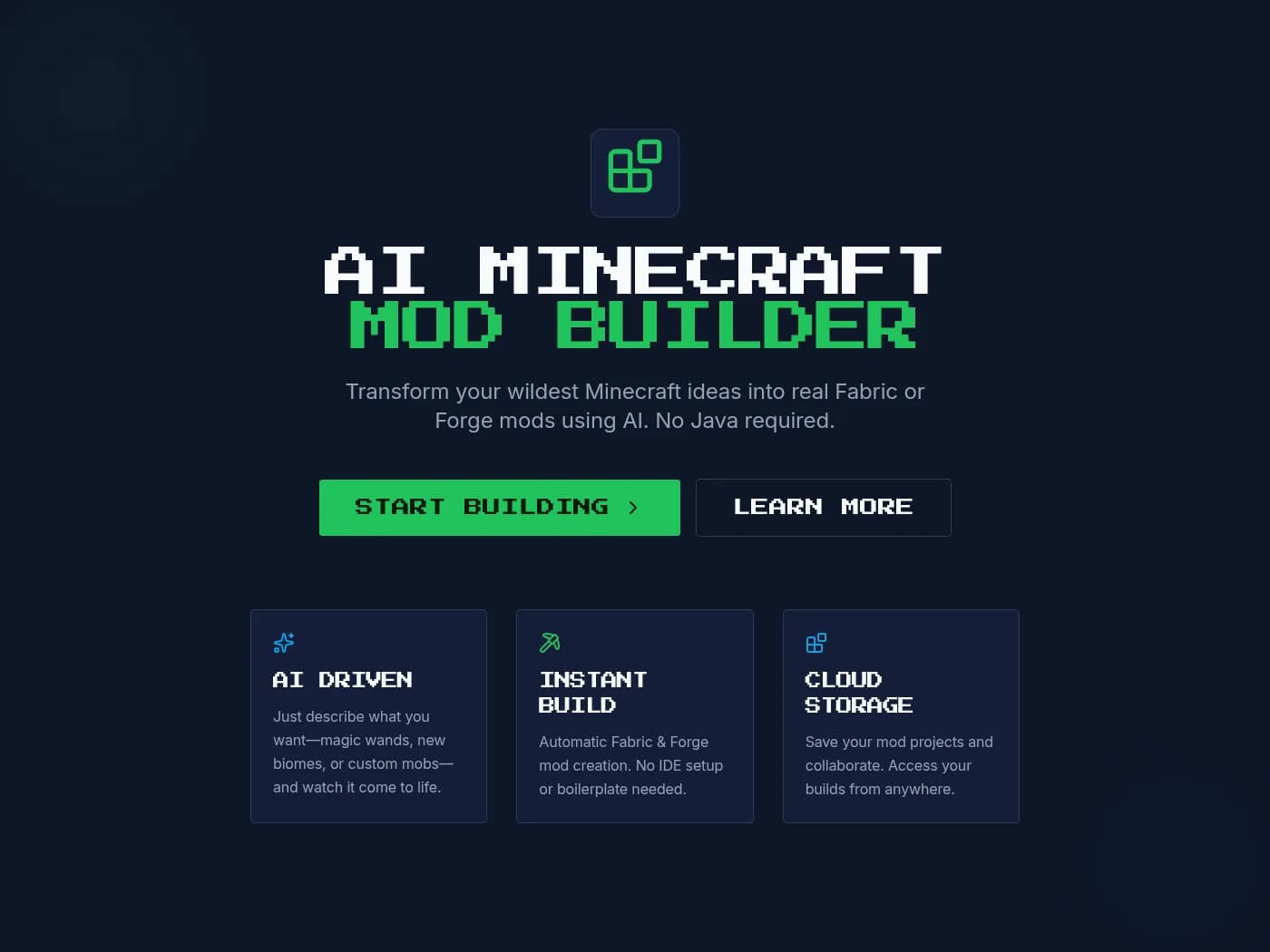 AI Minecraft Mod Builder