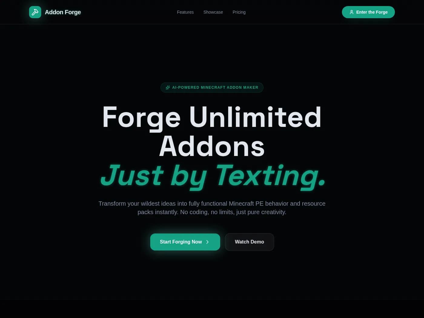 AI Minecraft Addon Forge