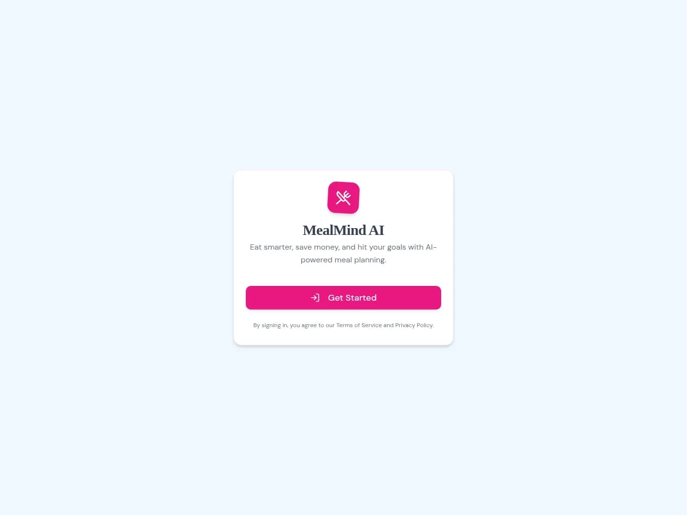 AI Meal Planner