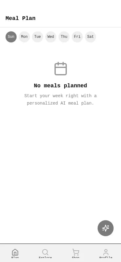 Smart Meal Prep AI