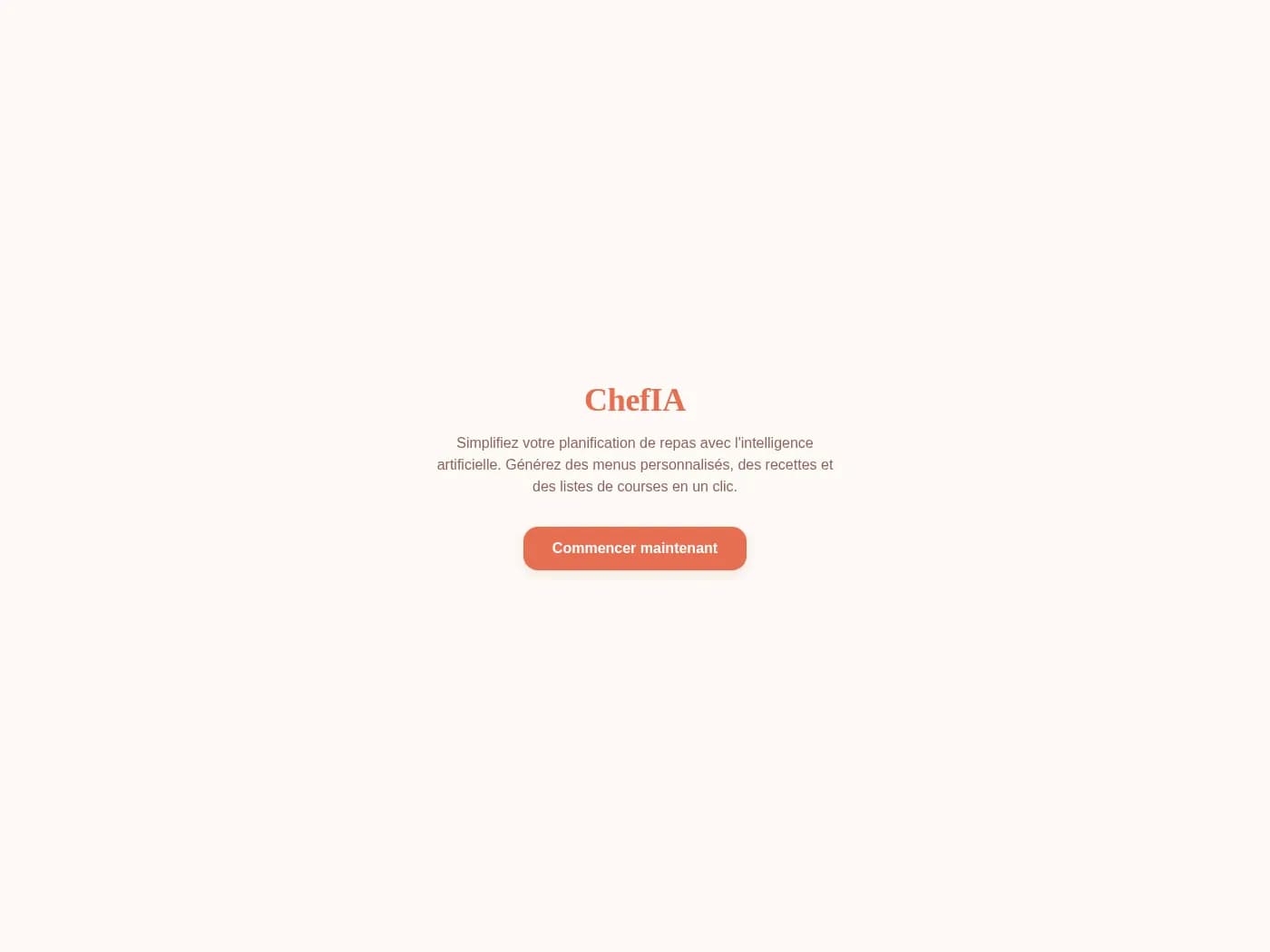 AI Meal Prep Assistant