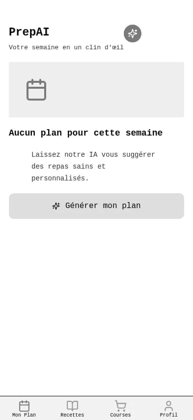 PrepAI Meal Planner