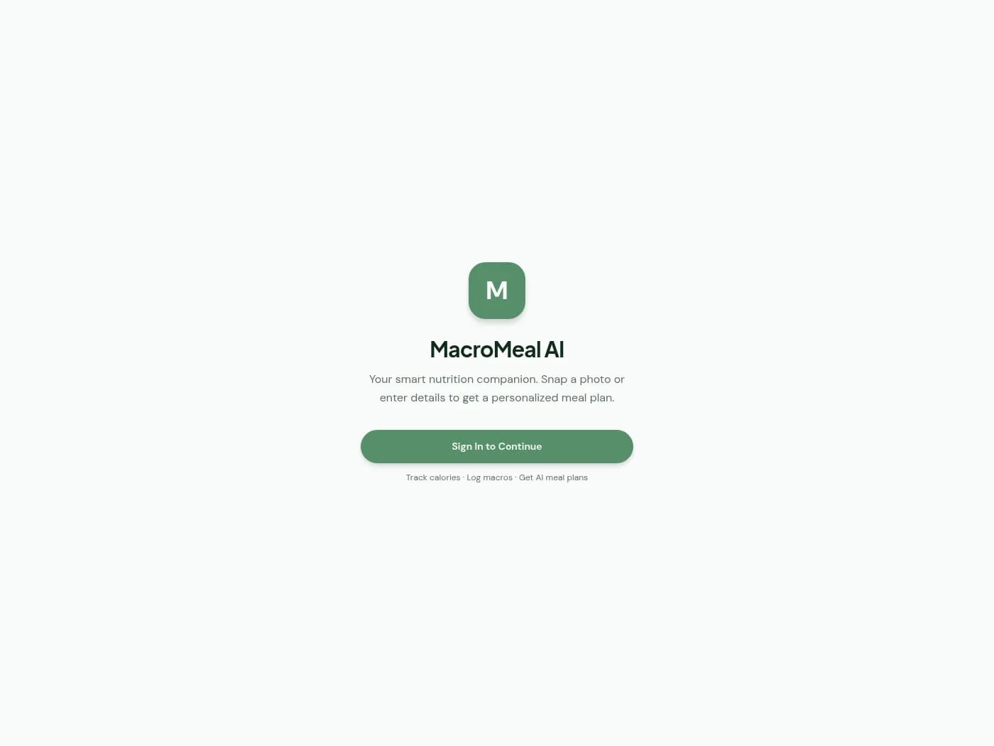 MacroMeal AI Planner
