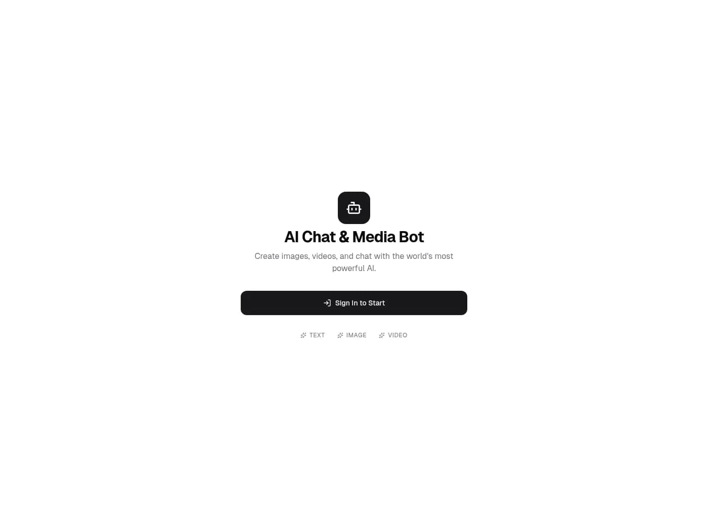 AI Chat & Media Bot