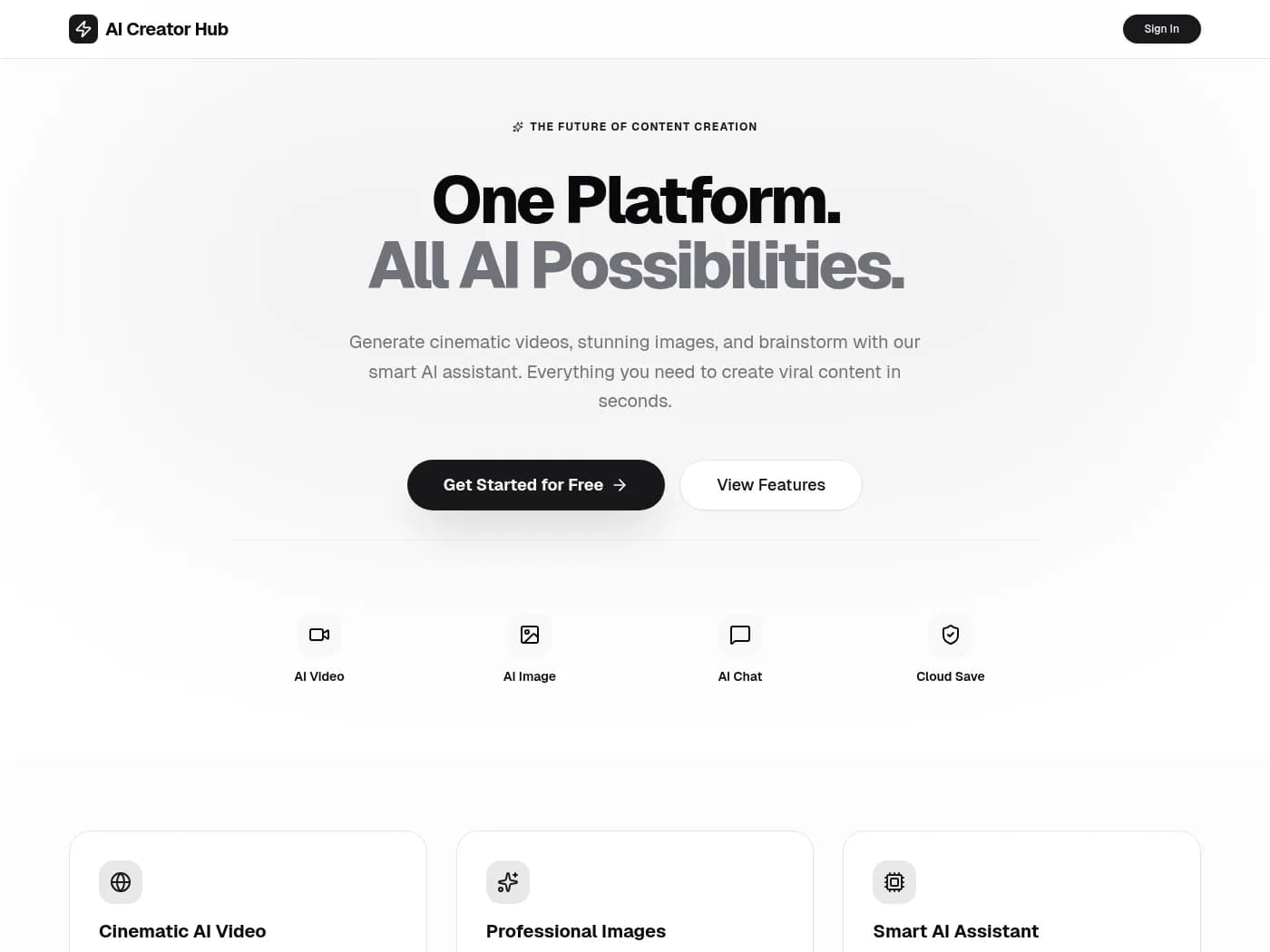 AI Video Creator Hub