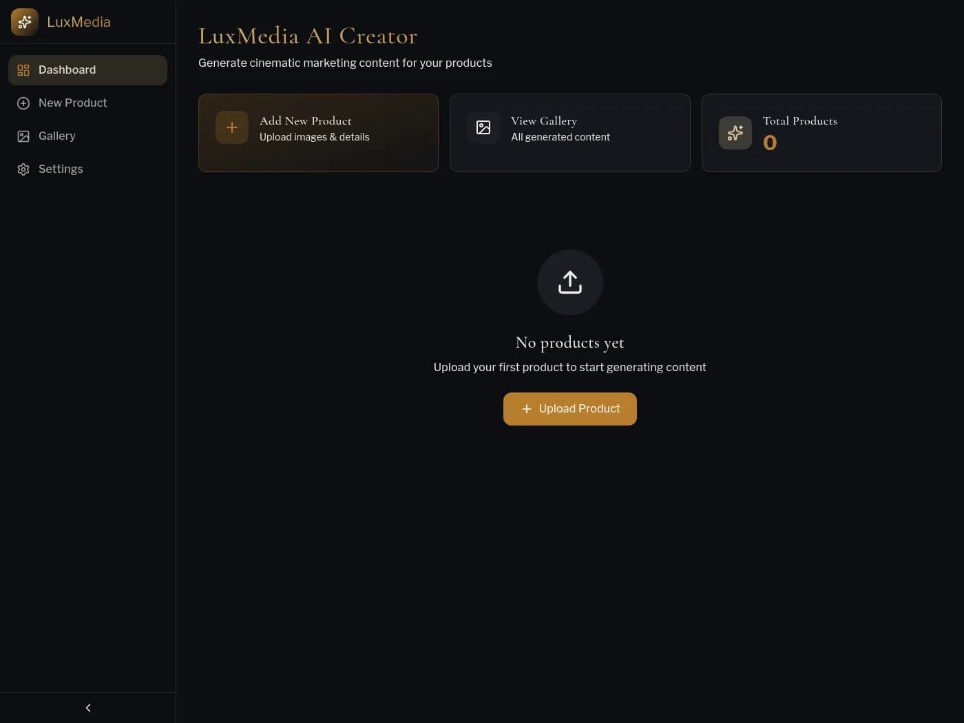 LuxMedia AI Creator