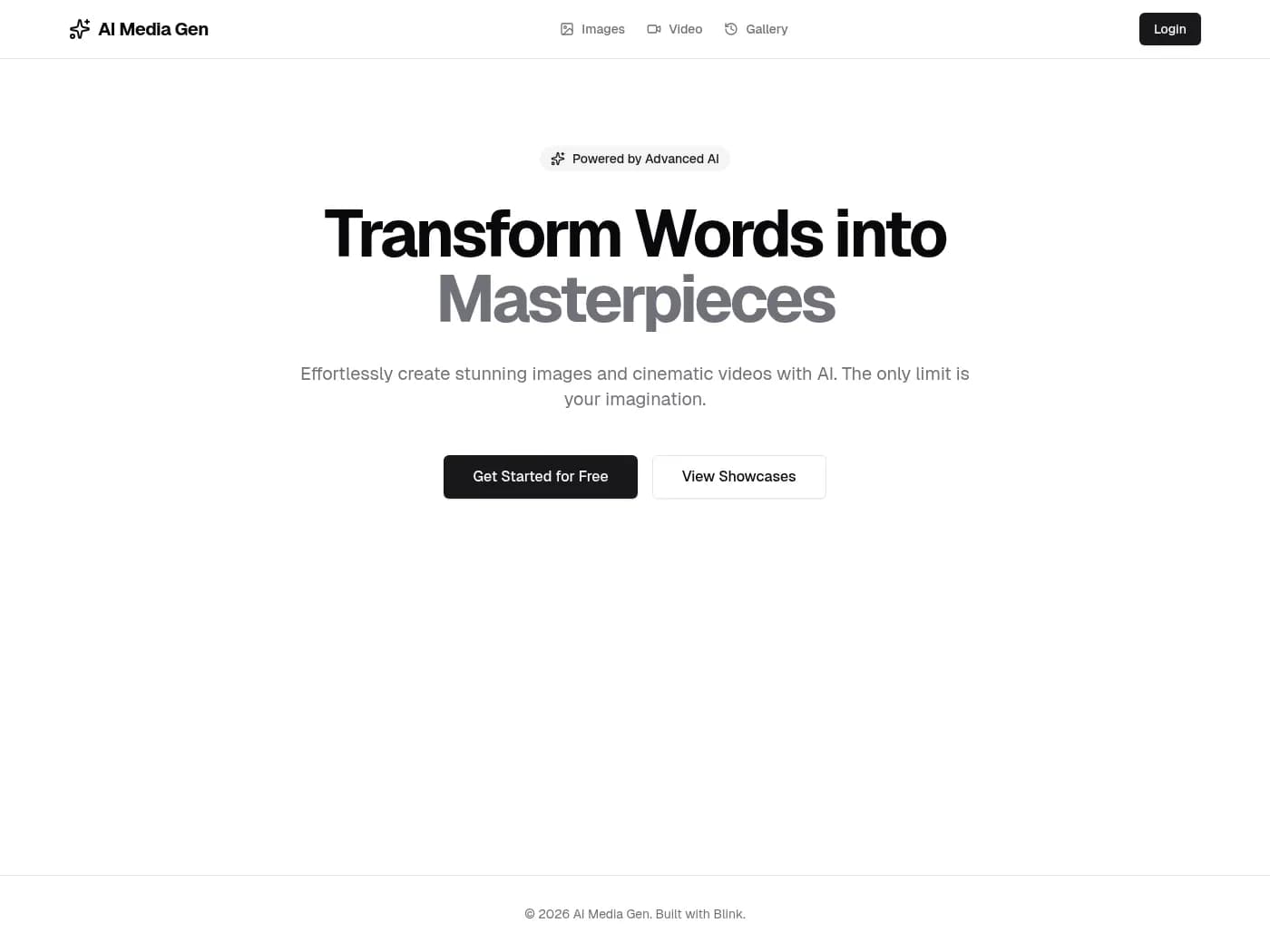 AI Media Generator