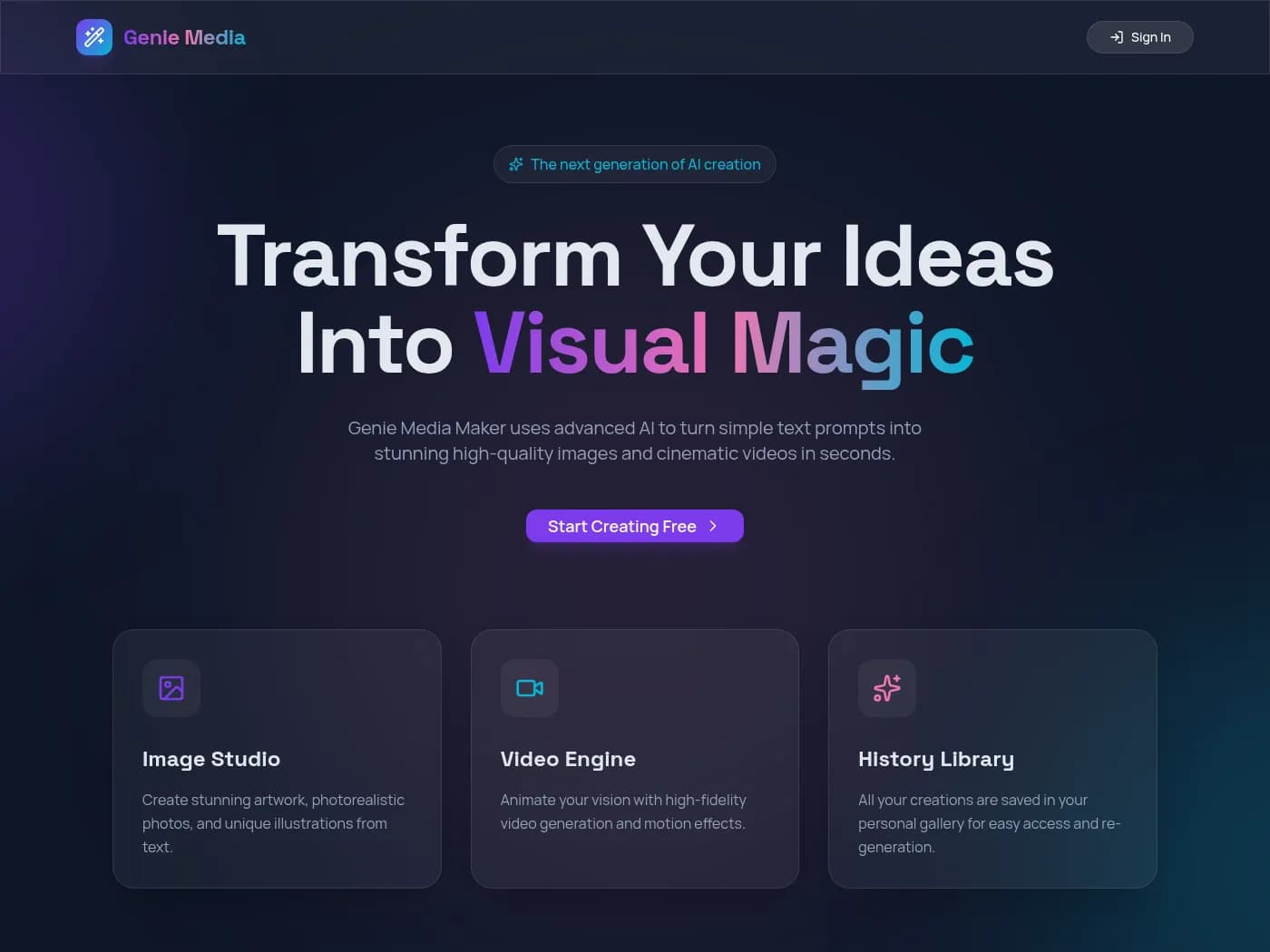 Genie Media Maker