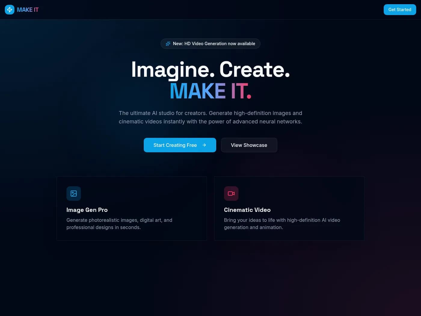 Prompt2Media AI Studio
