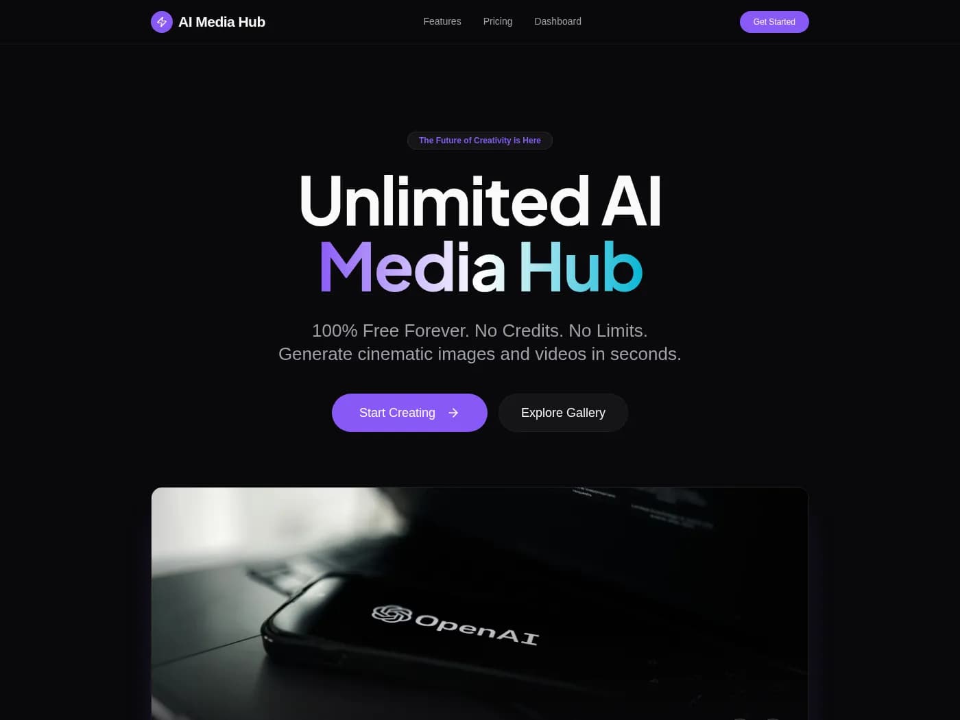 Unlimited AI Media Hub