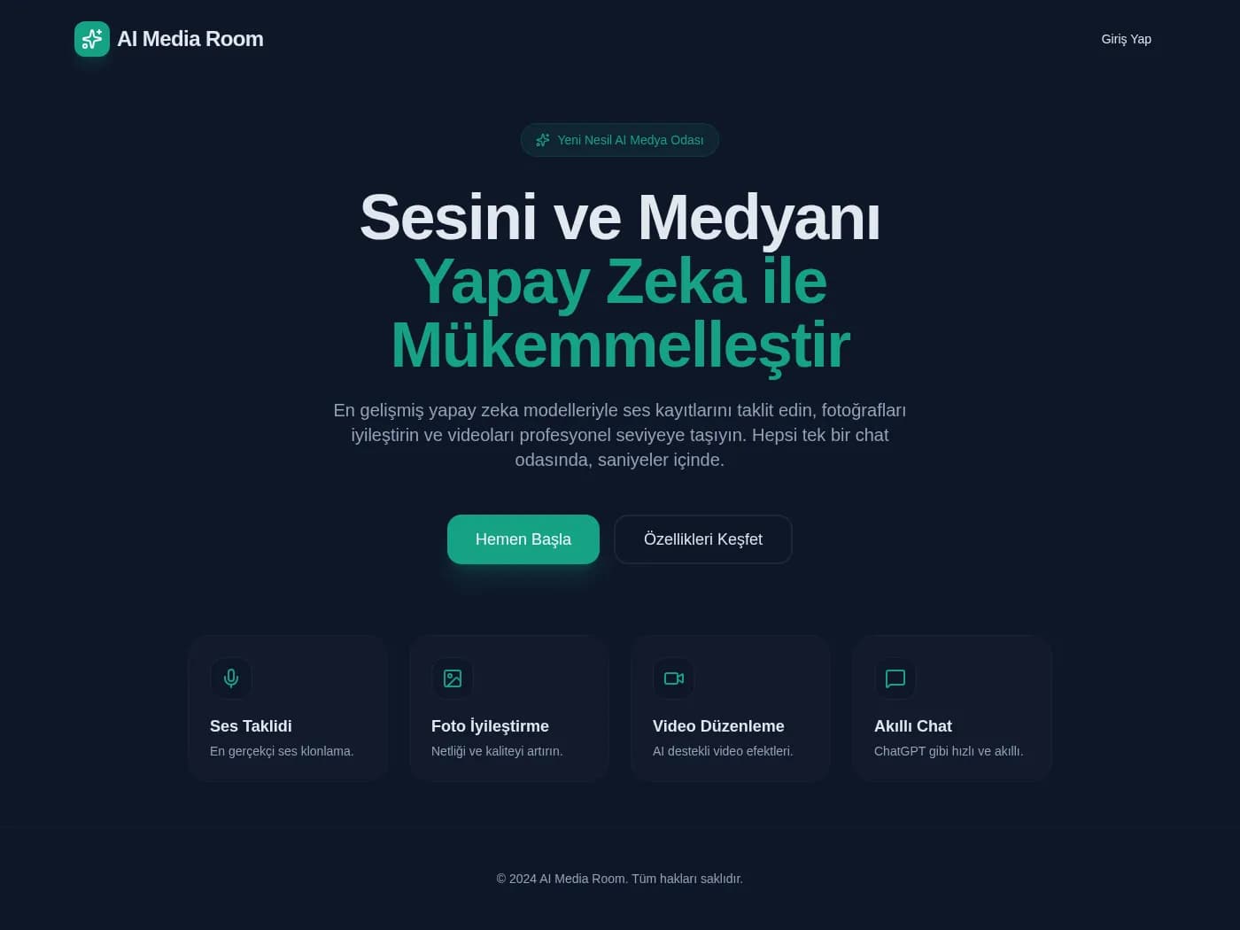 AI Voice & Media Room