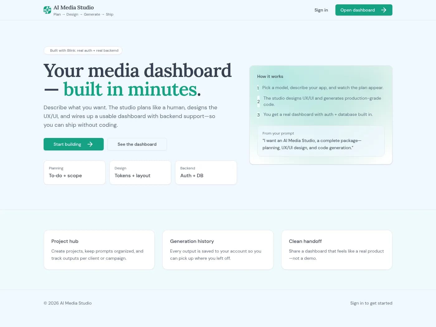 AI Media Studio