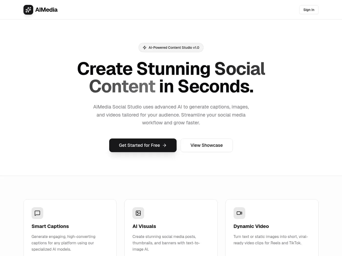 AIMedia Social Studio