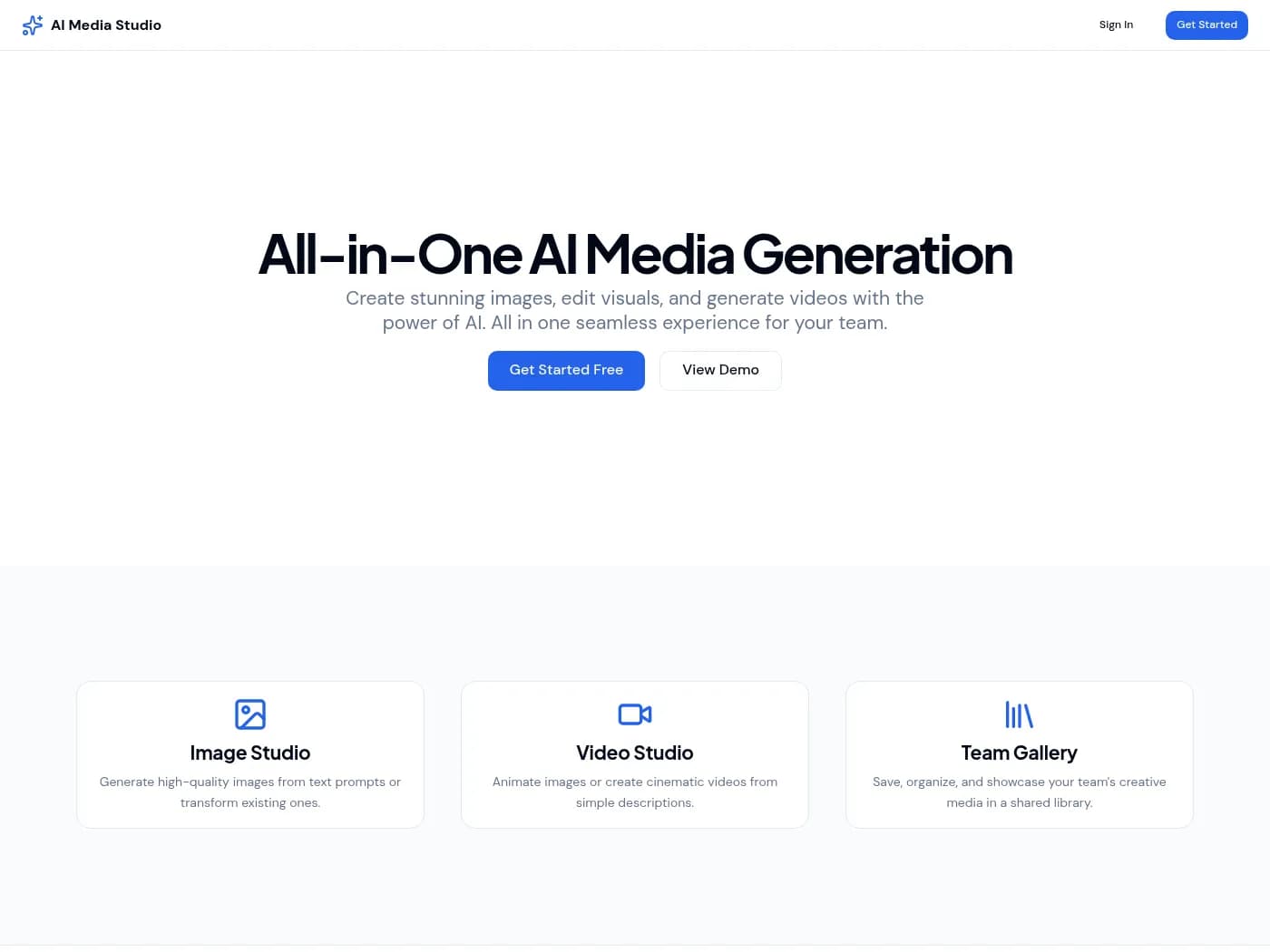 AI Media Studio