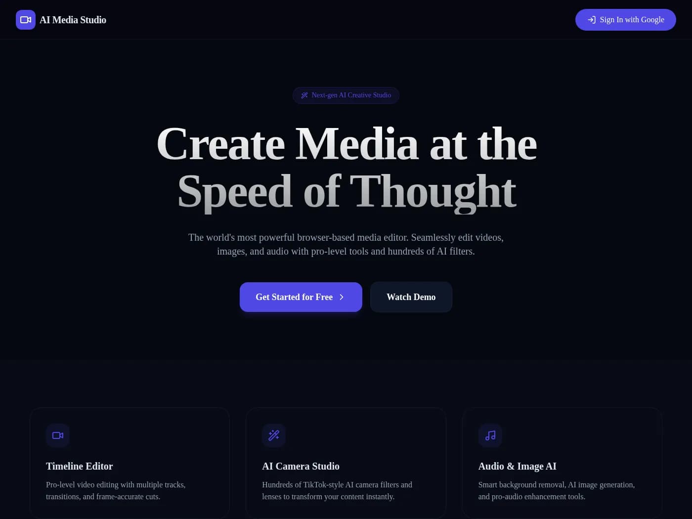 AI Media Studio