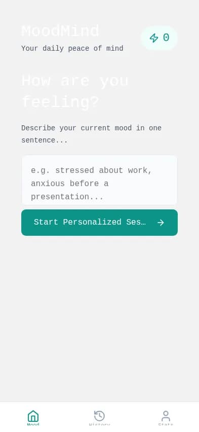 MoodMind Meditation App