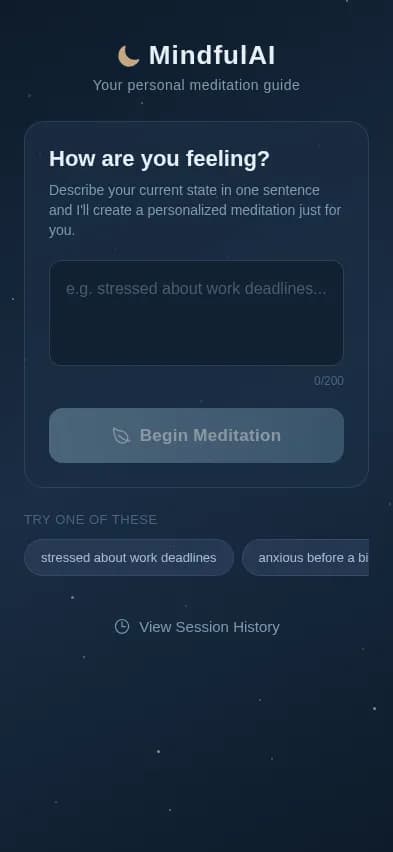 MindfulAI Meditations